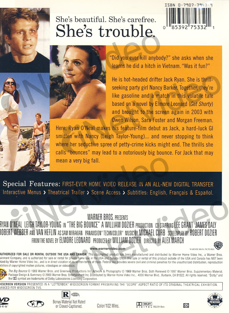 The Big Bounce (DVD, 2003) for sale online | eBay