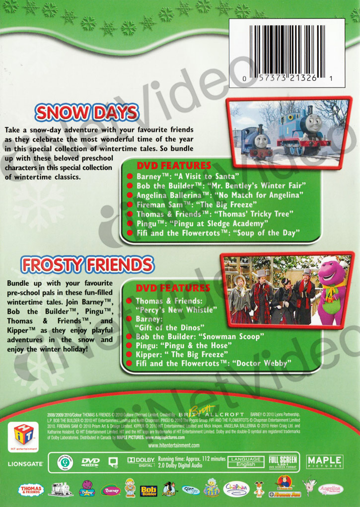 SNOW DAYS / Frosty Friends (Double Feature) New DVD £9.35 - PicClick UK
