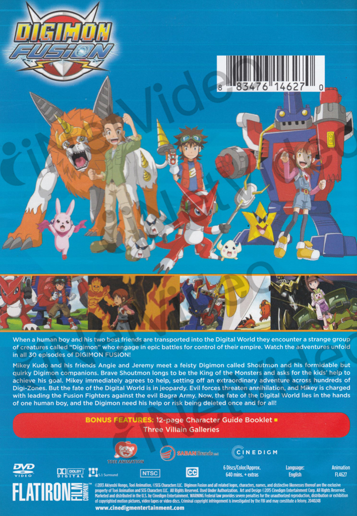 Digimon Fusion: Season 1 (Boxset) New DVD 883476146270 | eBay